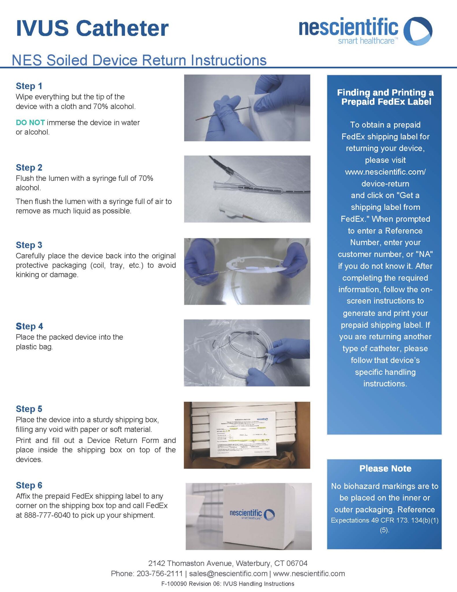 Reprocessed IVUS Catheters - IVUS-SMART™ - NEScientific